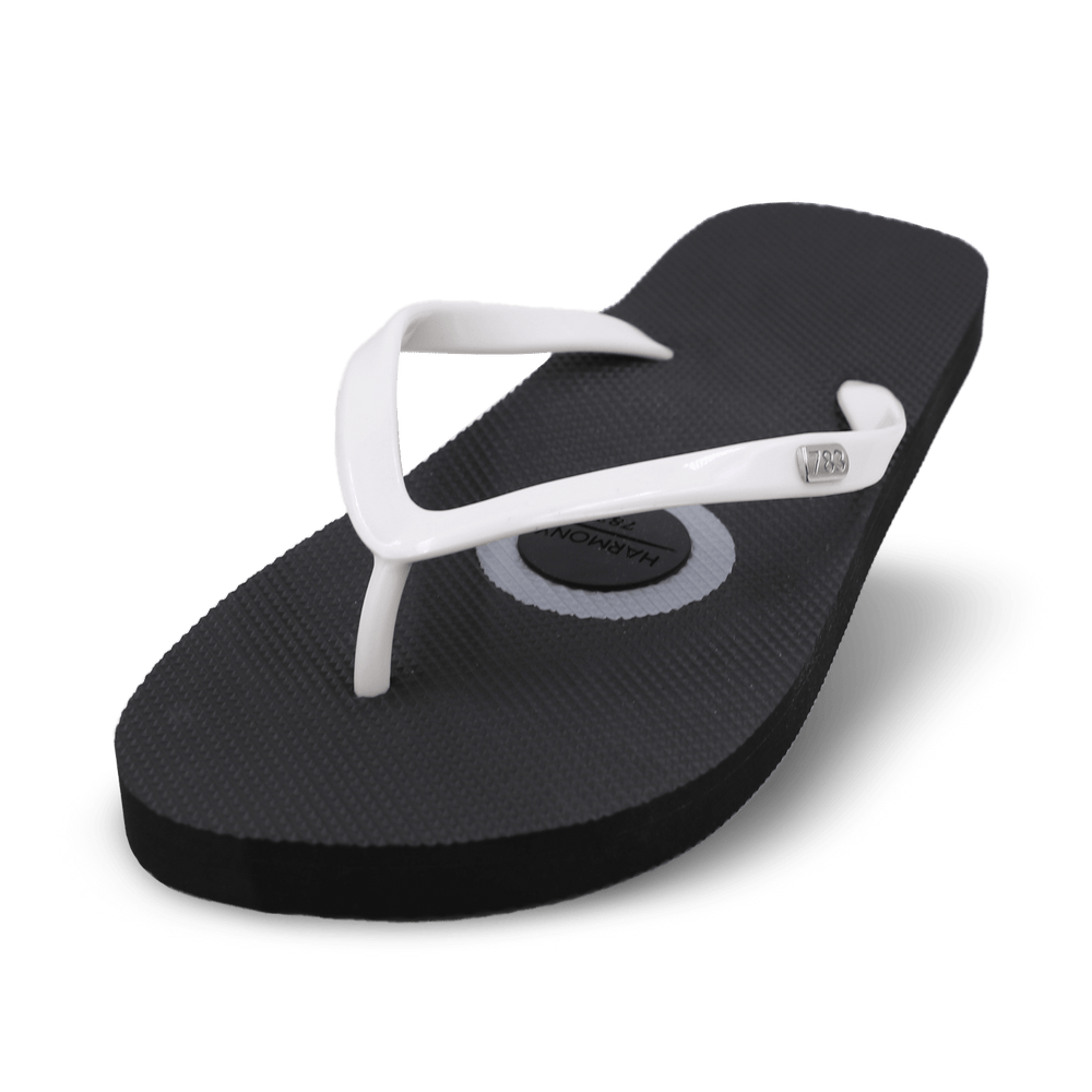 Women's Plug Flip Flop • Black & White