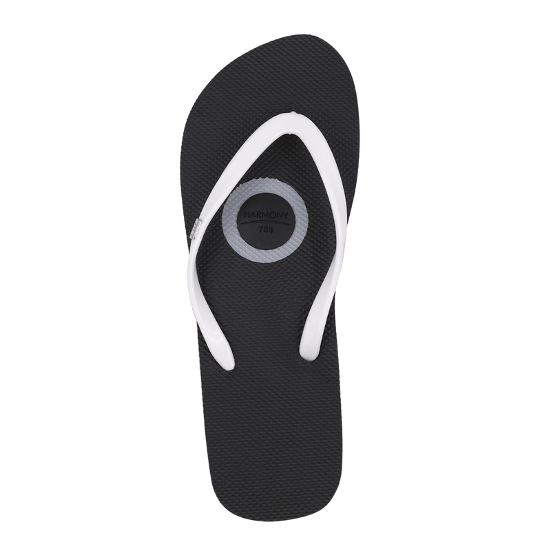 Women's Plug Flip Flop • Black & White