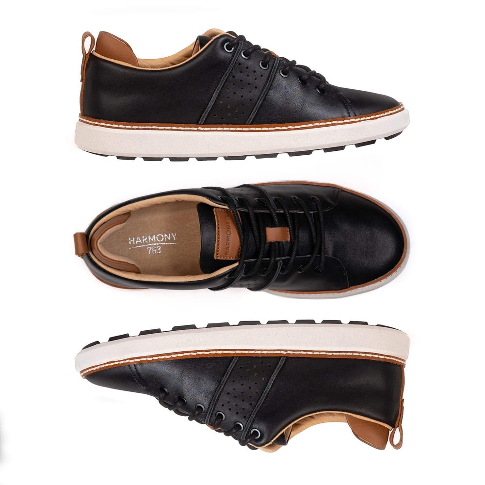 Black Leather Walkers Keep You Grounded | HARMONY783